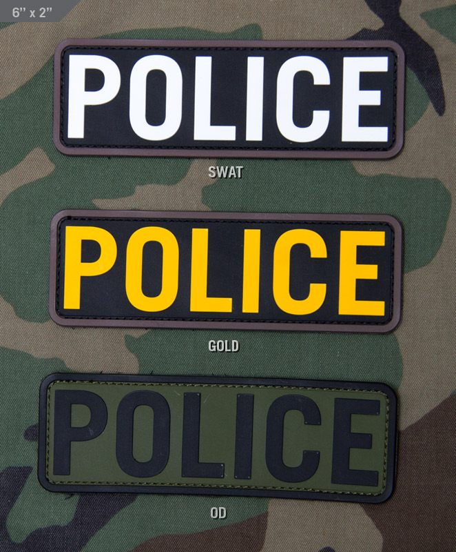 Police Velcro Patches